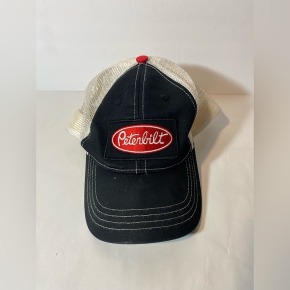 Accessories | Throwback Peterbilt Motors Baseball Hat Cap Black White ...